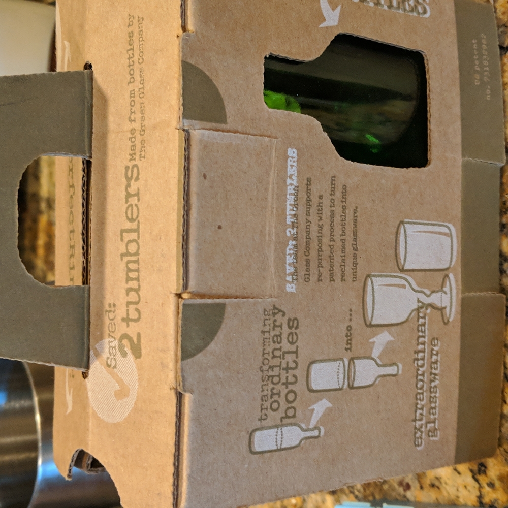 Nip Yellowstone 2 Glass Set - Gem